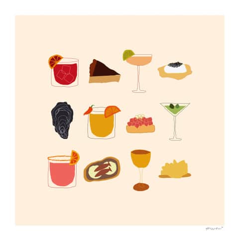 Sip and Snack - Kristina Martin - Martine Gallery