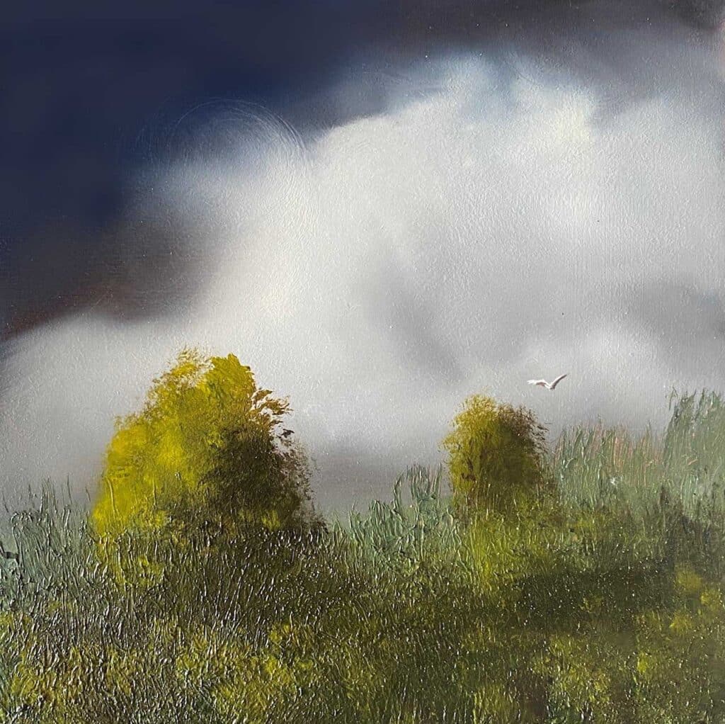 Over Grown Pasture - Elaine Green - Martine Gallery