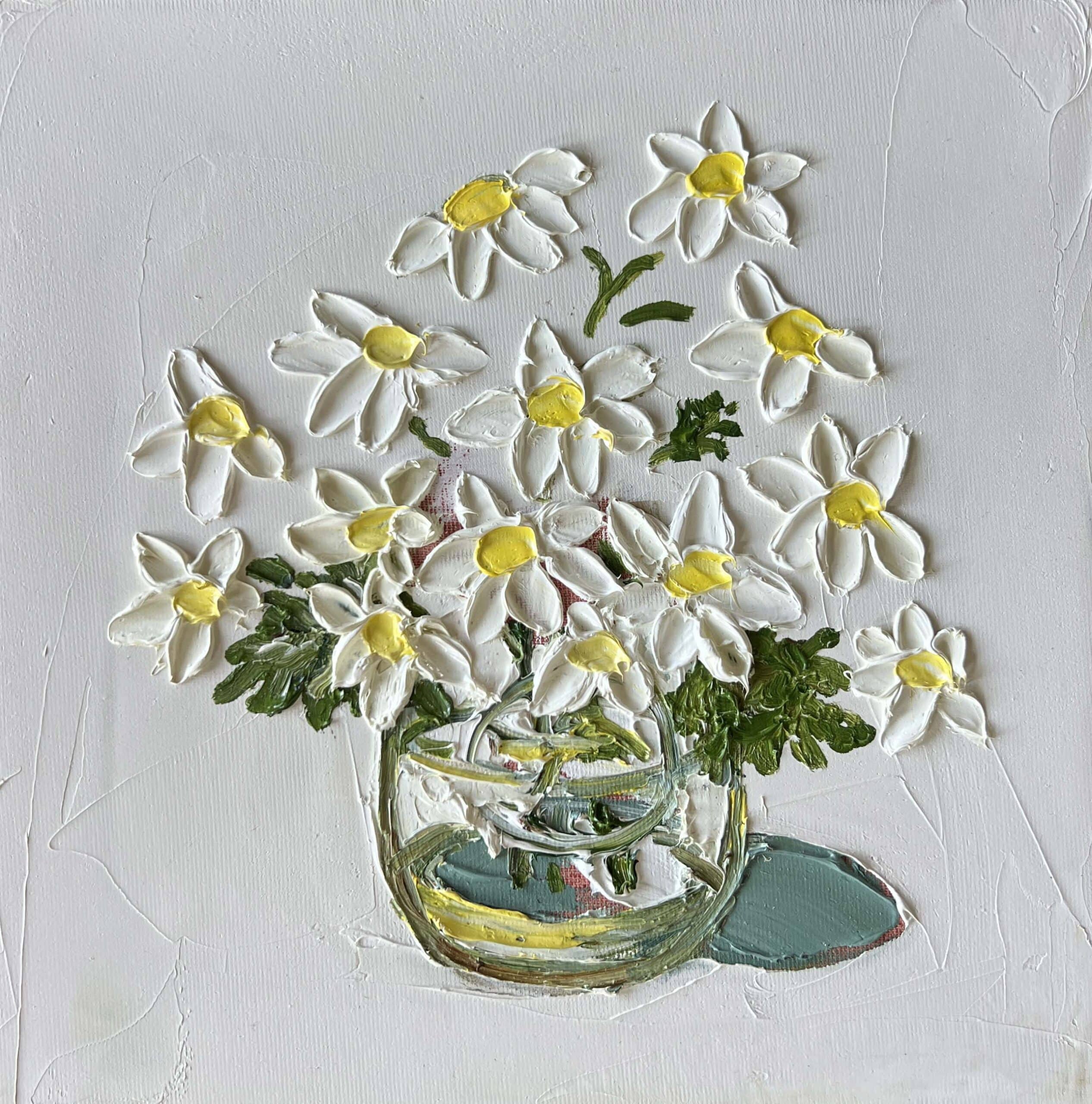 Daisies V - Leree Lindsay - Martine Gallery